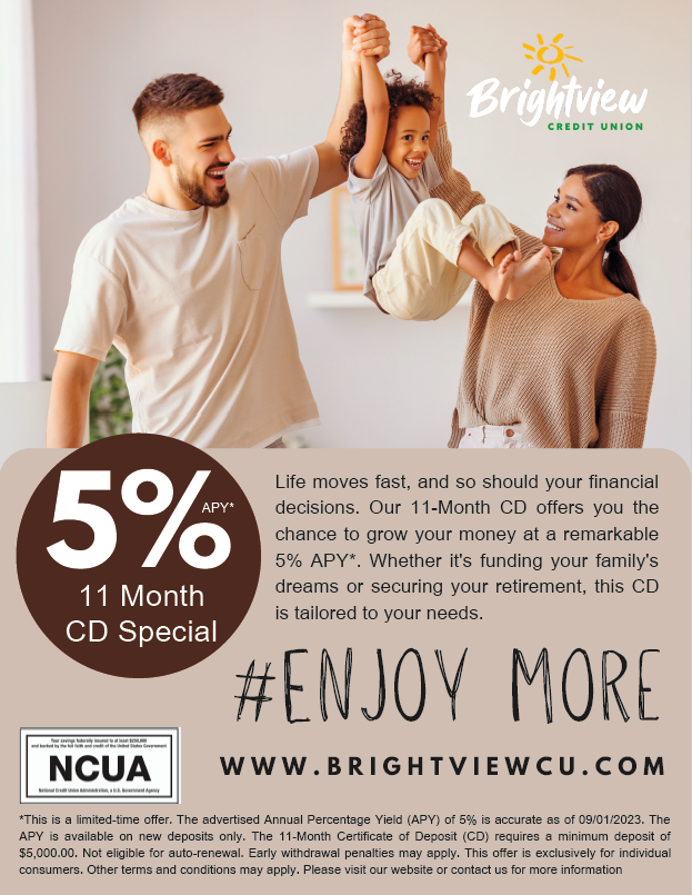 Enjoy More. | BrightView Federal Credit Union