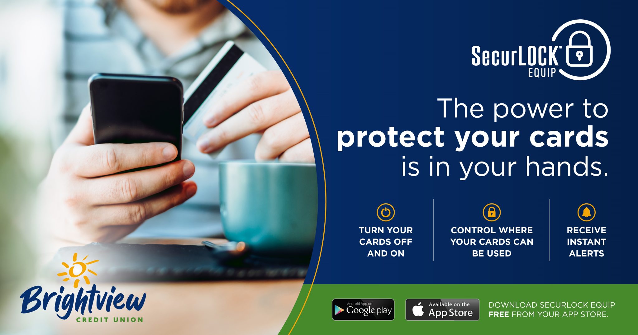 Debit Cards at Brightview Credit Union